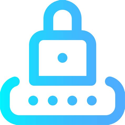 Password Super Basic Omission Gradient Icon Password Super Basic Omission Gradient Icon