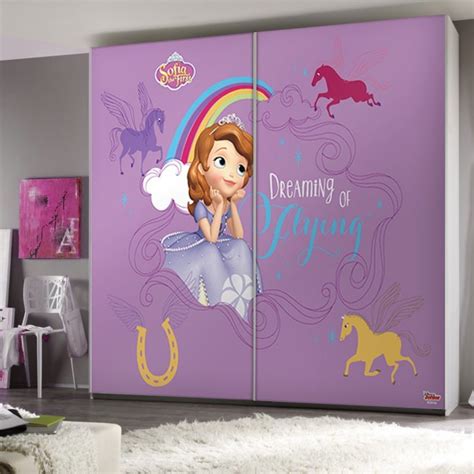 Dreaming Of Flying Sofia The First Disney Σοφία η Πριγκίπισσα Αυτοκόλλητα Ντουλάπας