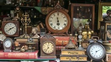 Free Antique Clock Collection Image Antique Clocks Vintage