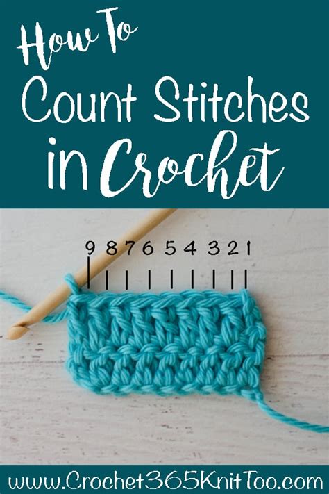 How To Count Stitches In Crochet Crochet Knit Too