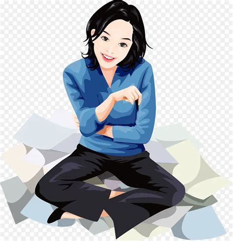 矢量白领女性素材png图片素材下载图片编号7748094 Png素材网