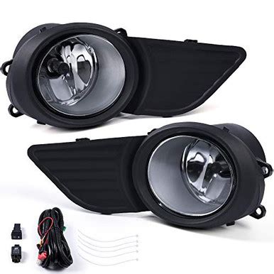 Clear Lens Fog Light Kit Compatible For Toyota Sienna 2011 2012 2013