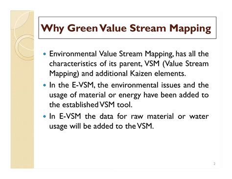 Green Value Stream Mapping Pdf