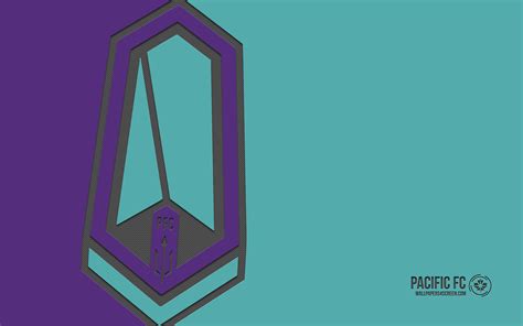 Download Wallpapers Pacific Fc Logo 4k Turquoise Background Carbon