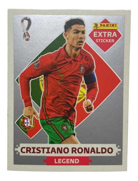 Estampa Panini Cristiano Ronaldo Extra Sticker Legend Plata Envío Gratis