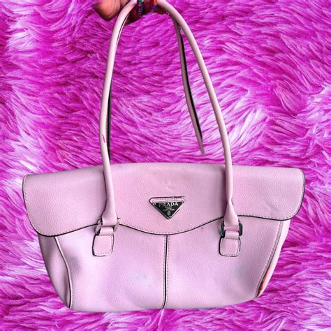 Vintage Rare Prada Bag Light Pink Leather Needs A Depop