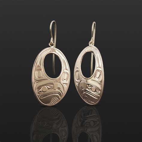 Oval Eagle Earringsbill Bedardsold Steinbrueck Native Gallery