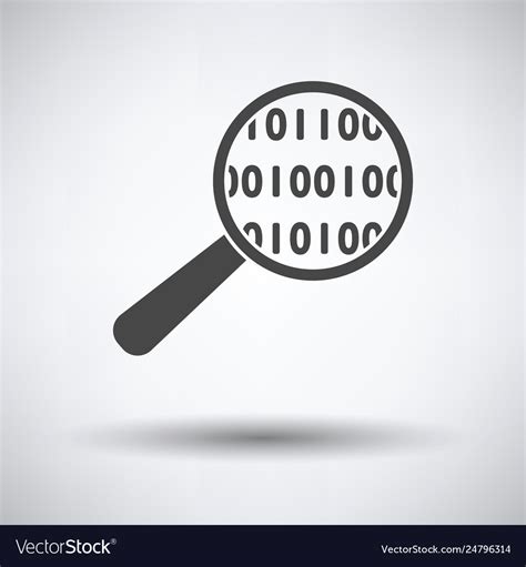 Data Analysing Icon Royalty Free Vector Image Vectorstock