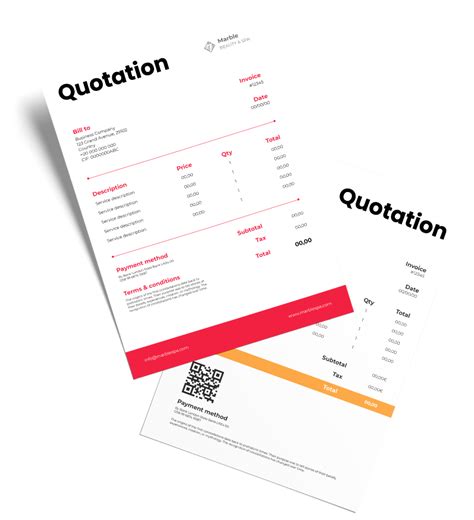 Quotation Template In Excel