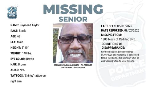 Please Help Us Find Detroit Police Departments Missing Facebook