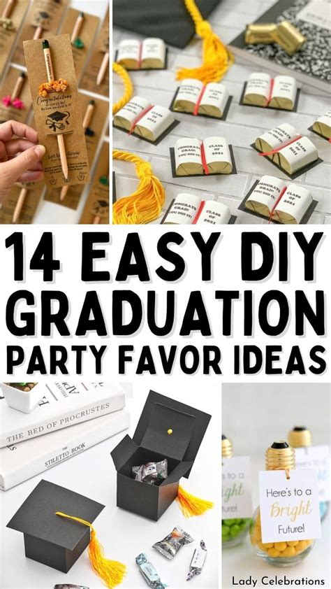 14 Easy Diy Graduation Party Favors Artofit