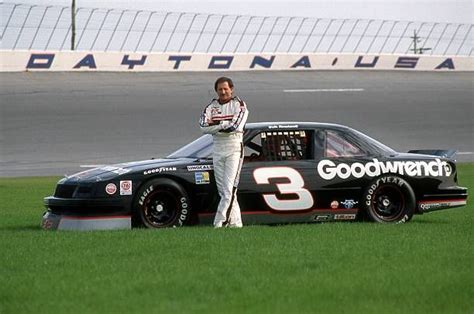 Dale Earnhardt Poses Before The Daytona 500 Race On February 18 1990
