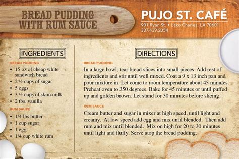 Bread Pudding Cajun Recipes Pistolettes Recipe