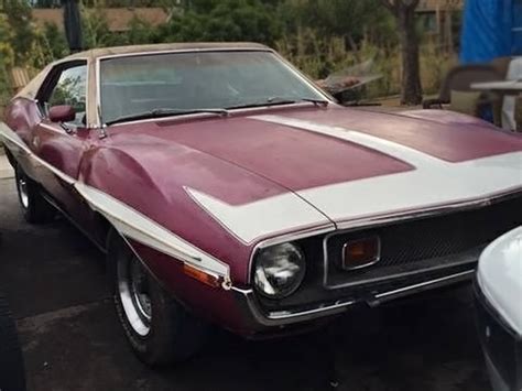 Fresh Plum Humpster 1973 Amc Javelin Barn Finds