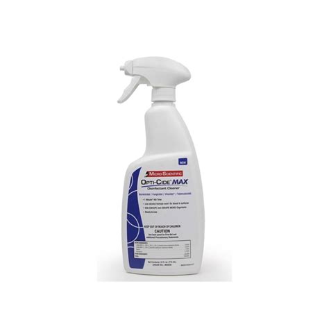 Opti Cide Max Disinfectant 24oz Spray Bottle