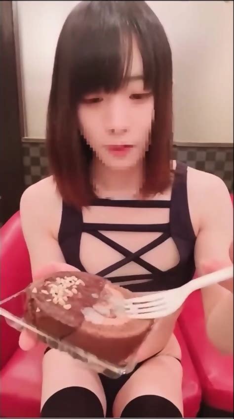 Adorable Japanese Shemale Eat Cum Cake 2 Eporner