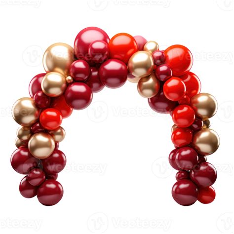 Balloon Arch Isolated In 2025 Birthday Background Design Graphic