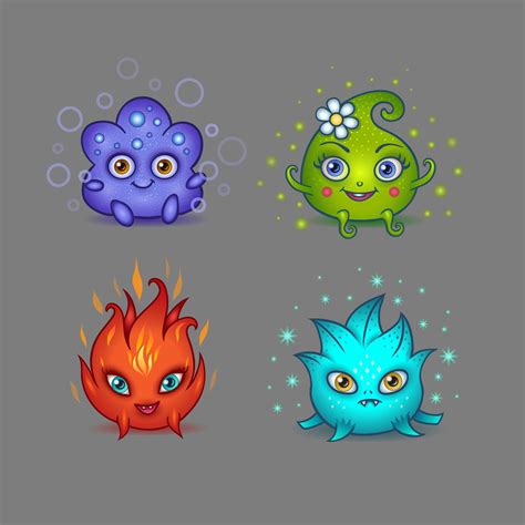 4 Elements Daria Chu In 2025 Easy Doodles Drawings Easy Drawings