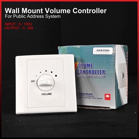 Pa Speaker Volume Controller Wall Mount Shopee Malaysia
