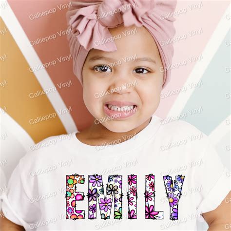 Daisy Custom Names Transfer Prints