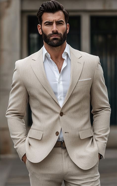 Beige Linen Suits For Men Top 5 Looks To Boost Your Wardrobe El Style