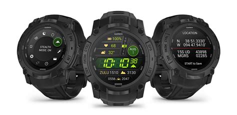 Instinct 3 Amoled Tactical Rugged Gps Smartwatch With Amoled Display Black Outdoor
