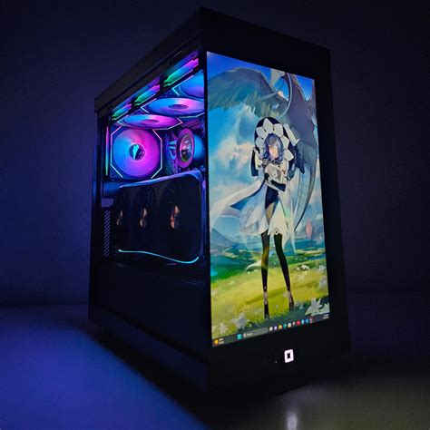 Hyte Y40 Mid Tower Atx Case Custom Screen Pc Builder Qatar Best Pc Gaming Store In Qatar
