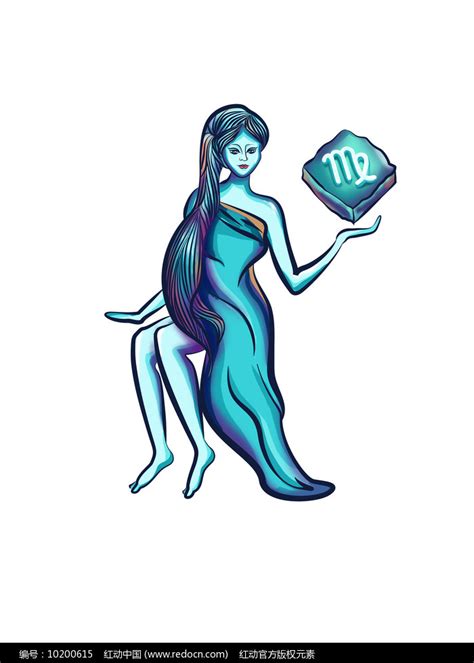 原创元素12星座处女座图片下载 红动中国