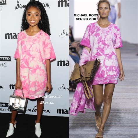 Skai Jackson In Michael Kors At The Marie Claire 5th Fresh Faces In