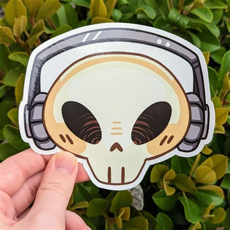 Cade Skull Static Cling Etsy