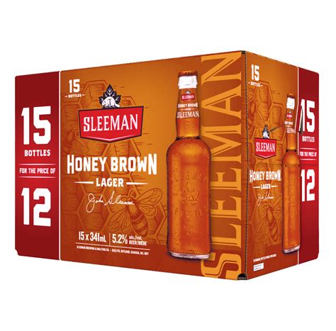 Sleeman Honey Brown Lager 15 X Bottle 341 Ml The Beer Store