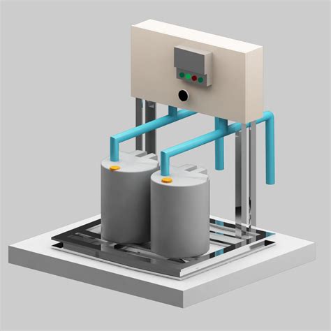 Automatic Chemical Dosing System 3d Model 25 Max Free3d