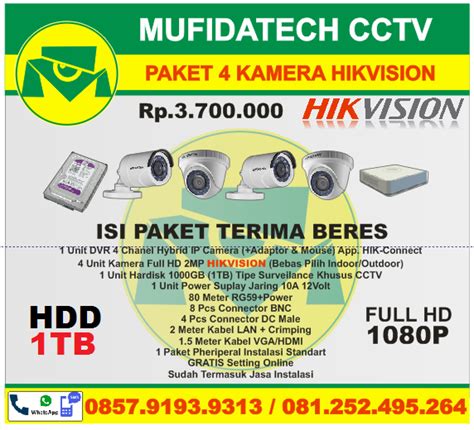Harga Cctv Paket Pemasangan Pasang Cctv
