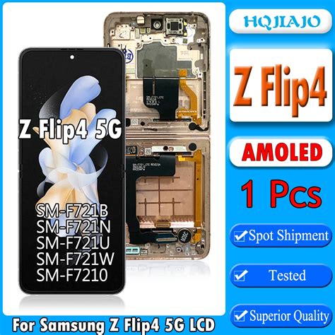 6 7 Dynamic Amoled For Samsung Z Flip4 Lcd Sm F721 Display Touch