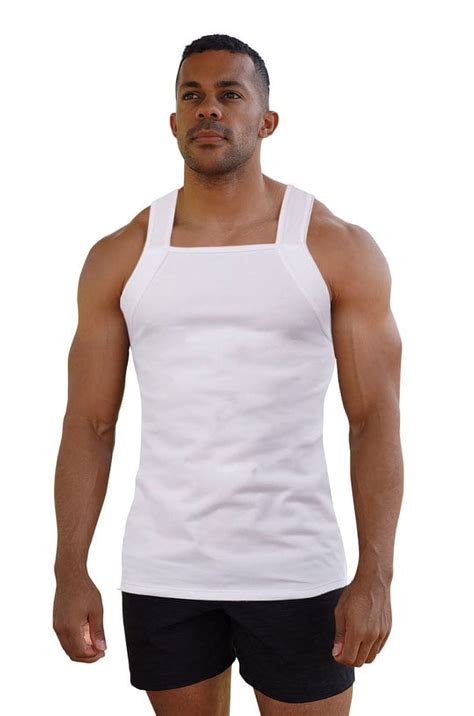 Different Touch G Unit Style Square Cut Regular Tank Top For Men