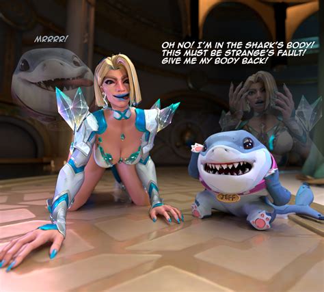 Rule 34 3d All Fours Blonde Eyebrows Blonde Female Blonde Hair Blue Eyes Blue Lipstick Blue