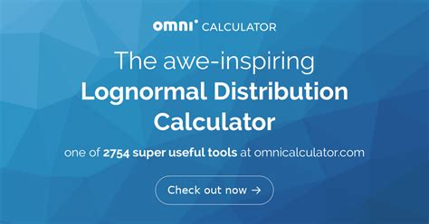 Lognormal Distribution Calculator