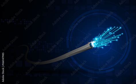 Connection Line On Networking Telecommunication Concept Background Stock Illustration Adobe Stock