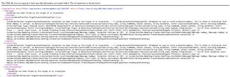 baseelements xml error apointra