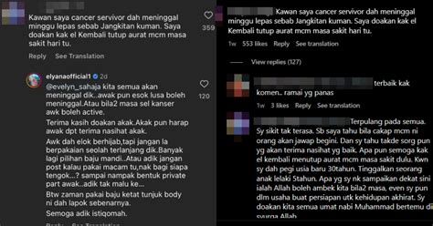 Awak Berhijab Tapi Jangan Berpakaian Seolah Terlanjang” Elyana Emrizal Bidas Semula Komen