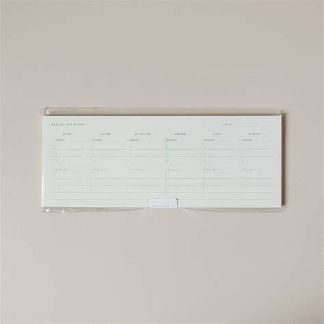 Weekly Keyboard Planner Holliday