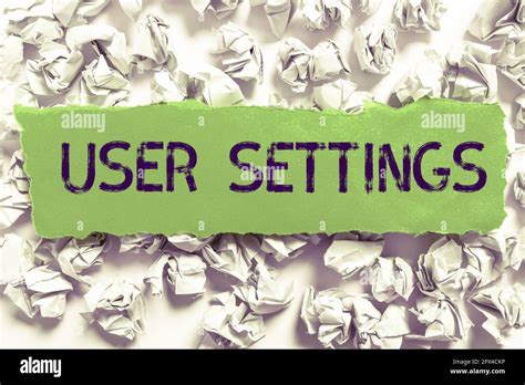 Writing Displaying Text User Settings Business Idea Configuration Of