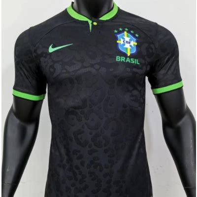 2022 World Cup Brazil Black Players Version 1 1 Thai Of The Jersey 22