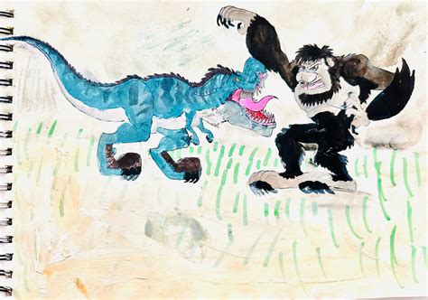 Grumpy Land Of The Lost 2009 Vs Giant Bigfoot By Masonmdaythetrex On