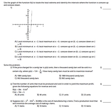 solved use the graph of the function f x to locate the