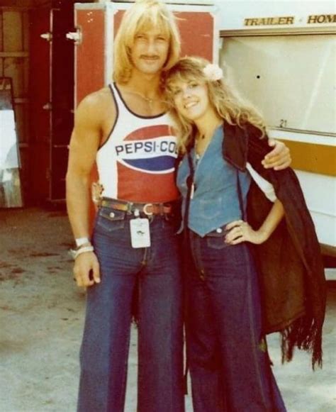 Stevie Nicks And Her Bodyguard Richard Norton 1975 Roldschoolcool