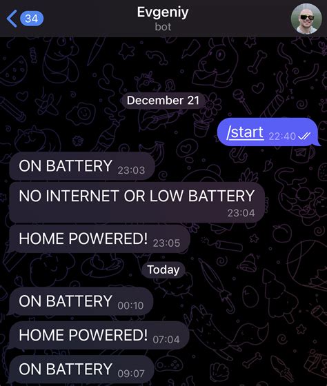 checking the status of network devices with python and sending messages to telegram evgdev