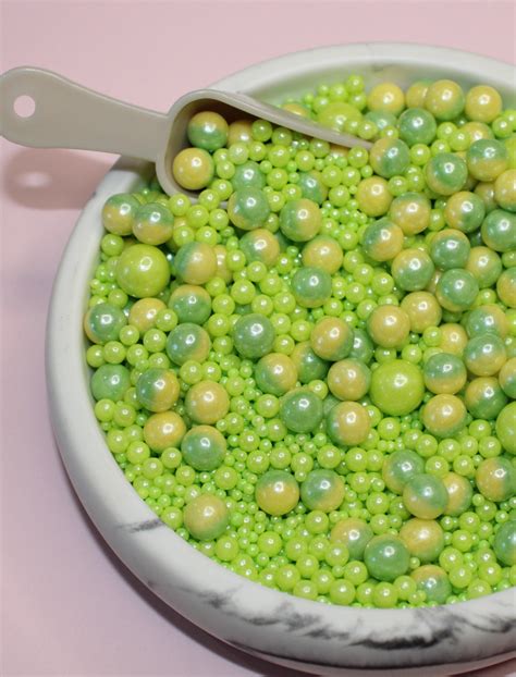 Bubble And Bliss Range Green Sprinkle Blend Be Bold Bakes
