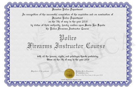 Police Firearms Instructor Course