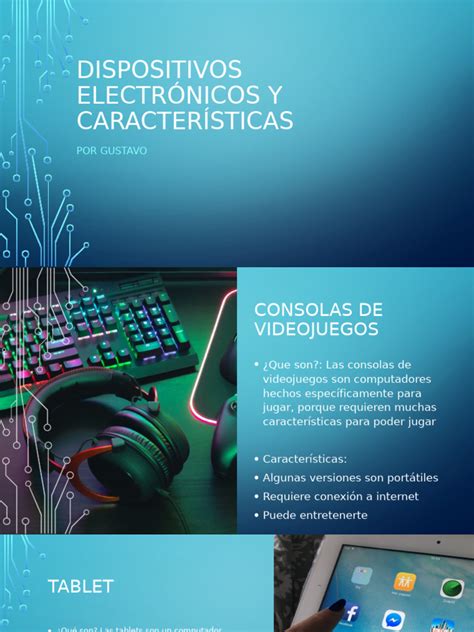 Dispositivos Electrónicos Y Características Pdf